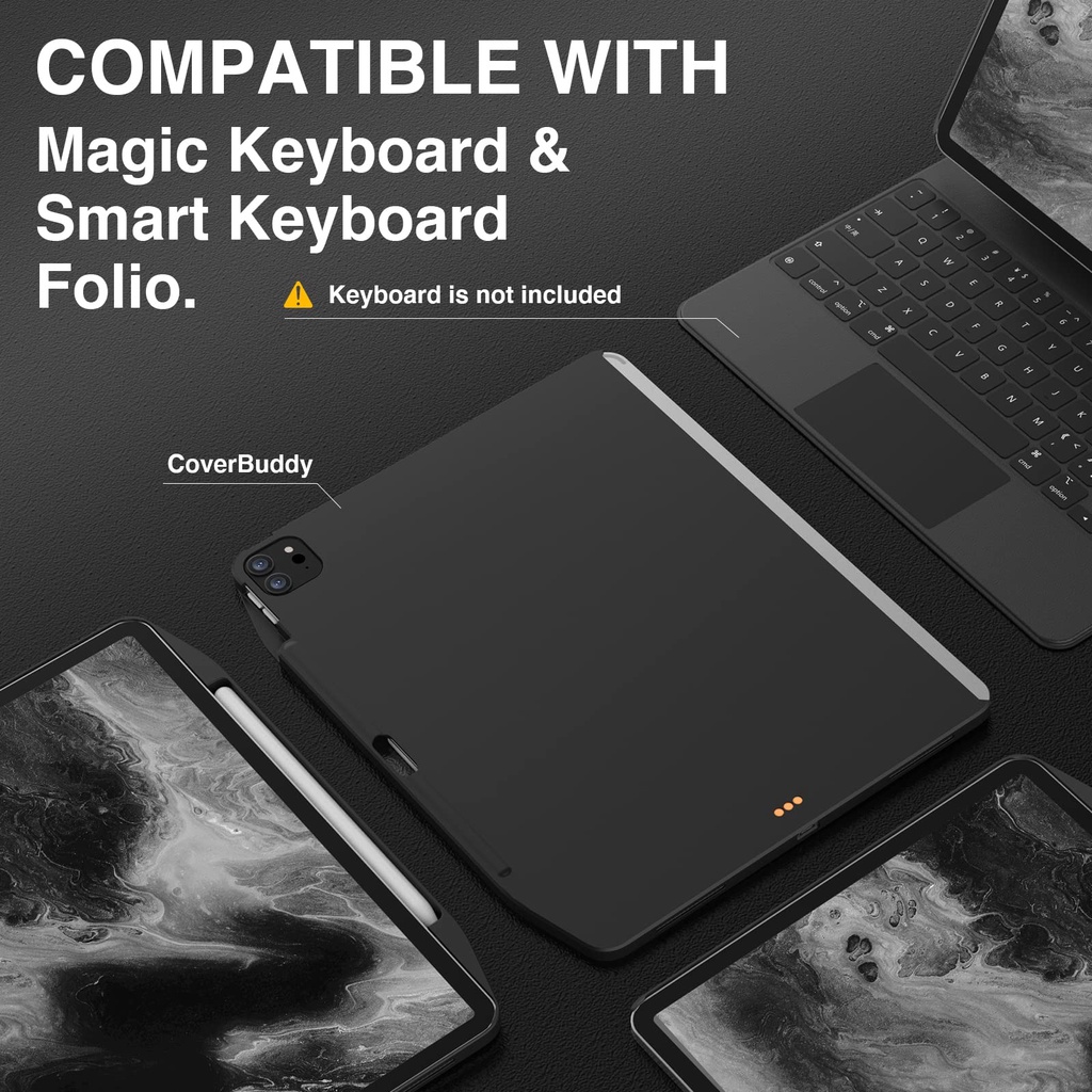Goojodoq Cover Buddy Magnetic Case for iPad Pro 11 Air 4 Air 5 iPad Pro ...