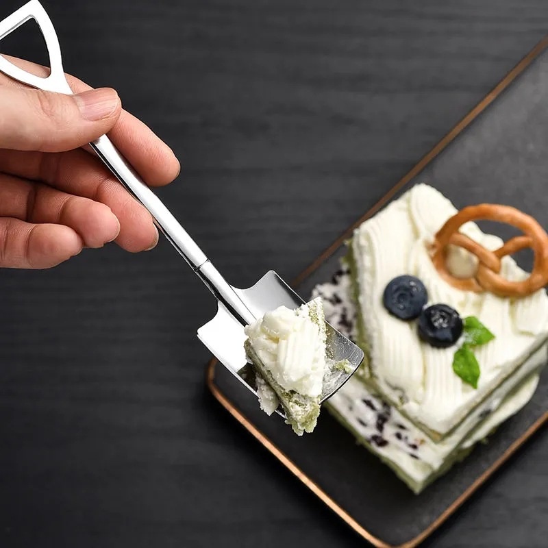 Durable Thickened Smooth Spoon / Stainless Steel Watermelon Creative ...