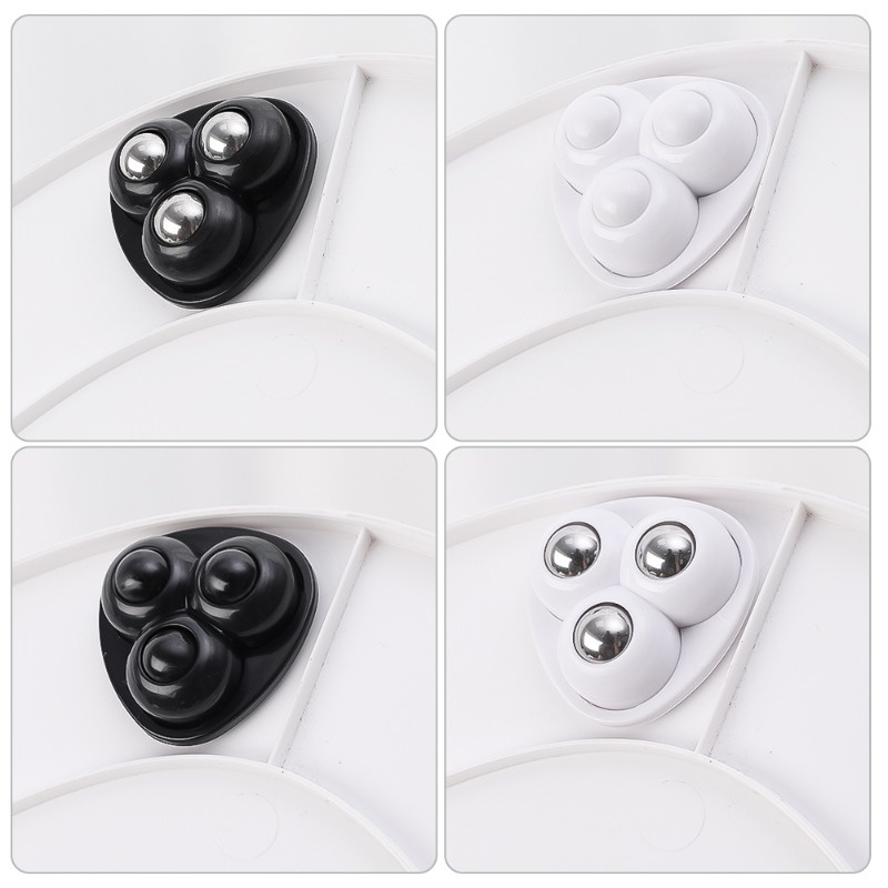 Self-adhesive Three Beads Universal Wheel / Stainless Steel Beads ...