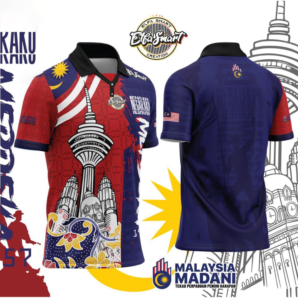 JERSI MERDEKA EDITION 2025 (BLUE) (MALAYSIA MERDEKA 66 2025 SPECIAL ...