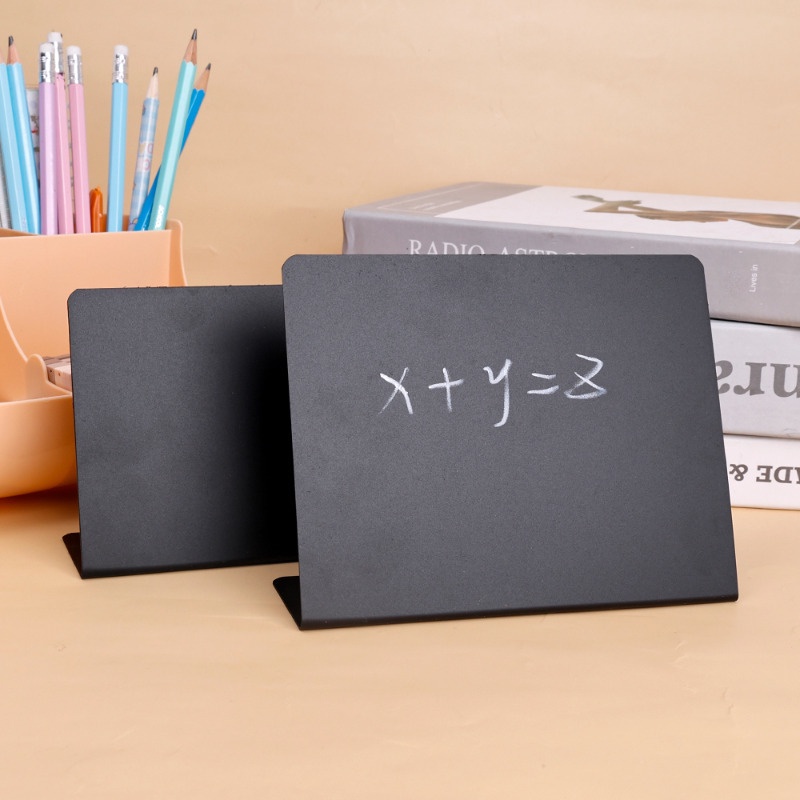L-shaped Erasable Blackboard / Birthday Wedding Party Table Display ...