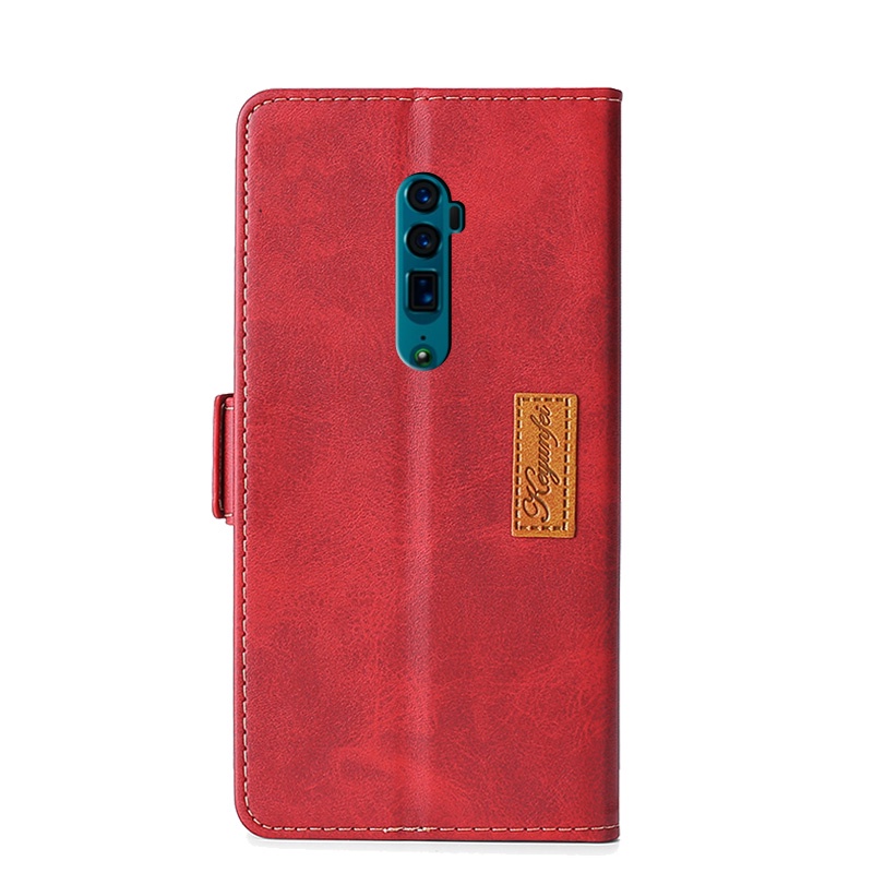 Casing OPPO Reno 4G 5G CPH1917 CPH1921 PU Leather Wallet Phone Case ...