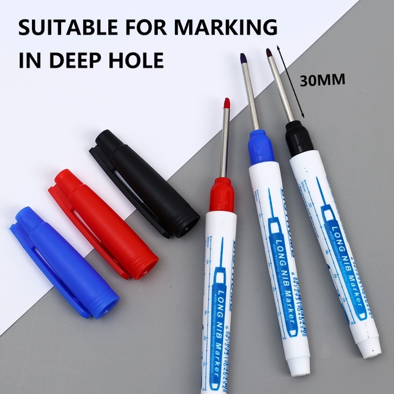 Multifunctional Long Head Deep Hole Marking Pen Professional Ceramic ...