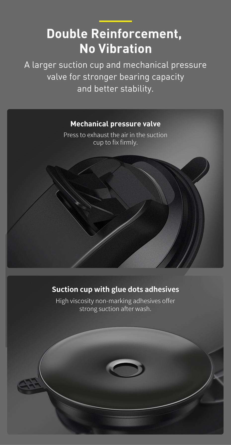 Original Easy Control Pro Clamp Airvent DashBoard Car Phone Holder ...