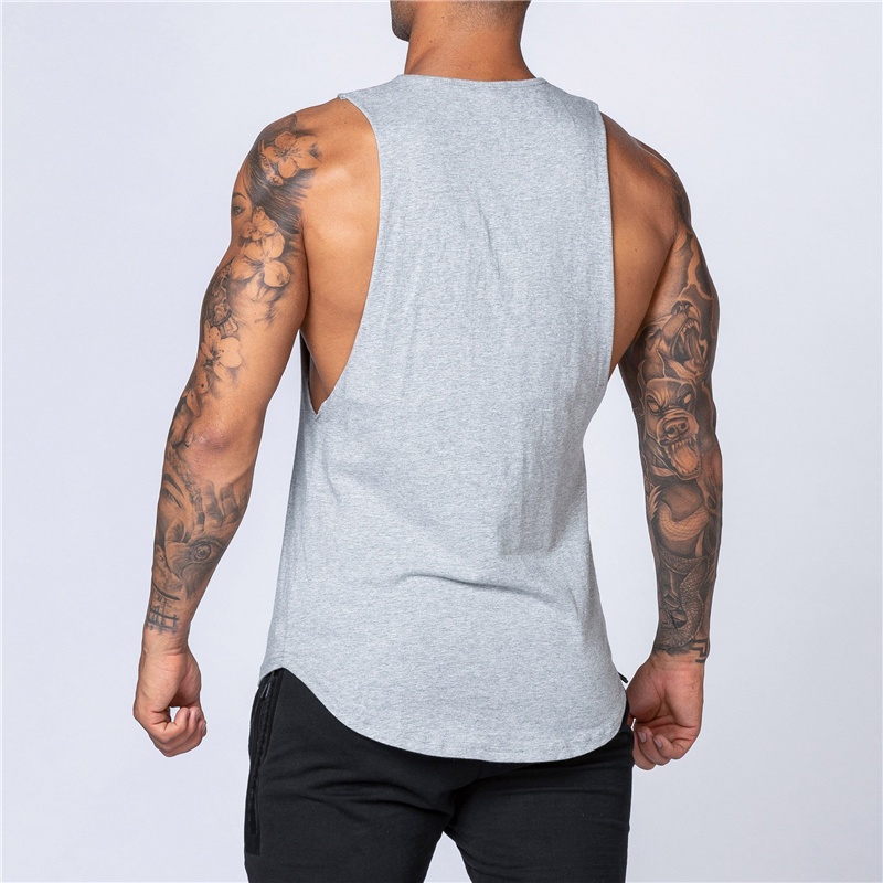 New Mens Cotton Fitness Tank Top Muscle Revive Gym Workout Sleeveless ...