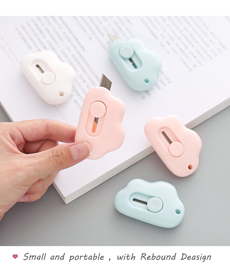 Mini Cloud Cutter Cute Art Knife Small Portable Parcel Paper Box Opener ...