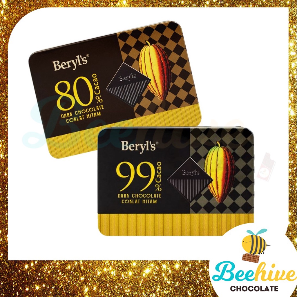 Beryls 80% / 99% Cocoa Dark Chocolate Tin 108g | Shopee Malaysia