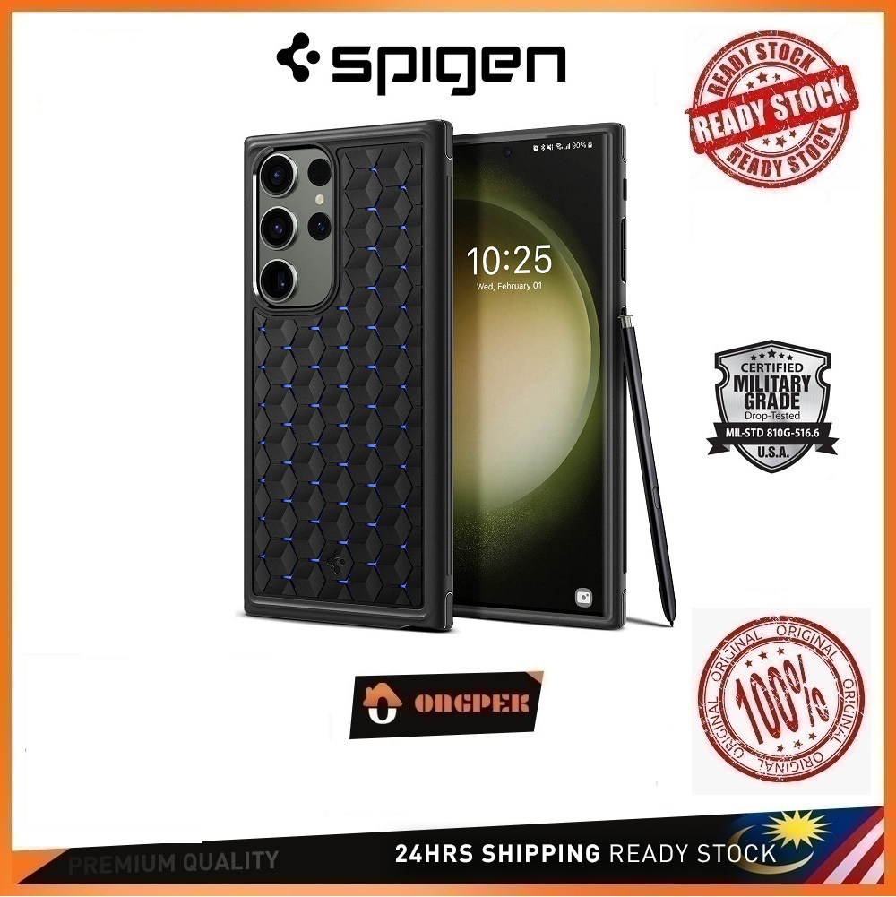 ORIGINAL SPIGEN Cryo Armor Samsung Galaxy S23 Ultra / S24 Ultra Phone Case Cover Casing | Shopee ...