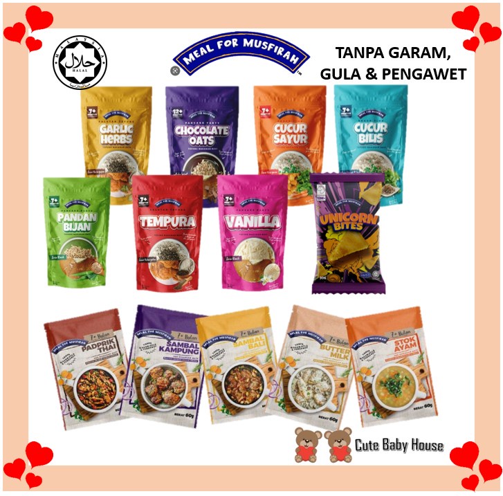 [ HALAL ] Meal for Musfirah Pes Makanan Bayi / Pancake Premix / Baby ...