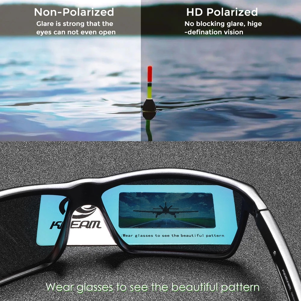 KDEAM Scratch Resistance Sunglasses Men Polarized 100% UV Protection ...