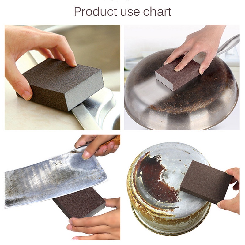Magic Sponge Eraser Nano Carborundum Removing Rust Cleaning Emery Brush ...