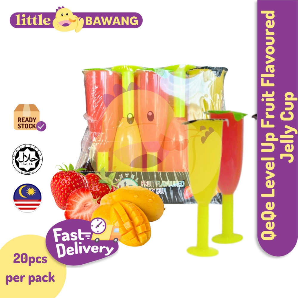 QeQe Level Up Fruit Flavoured Jelly Cup 20pcs | Shopee Malaysia