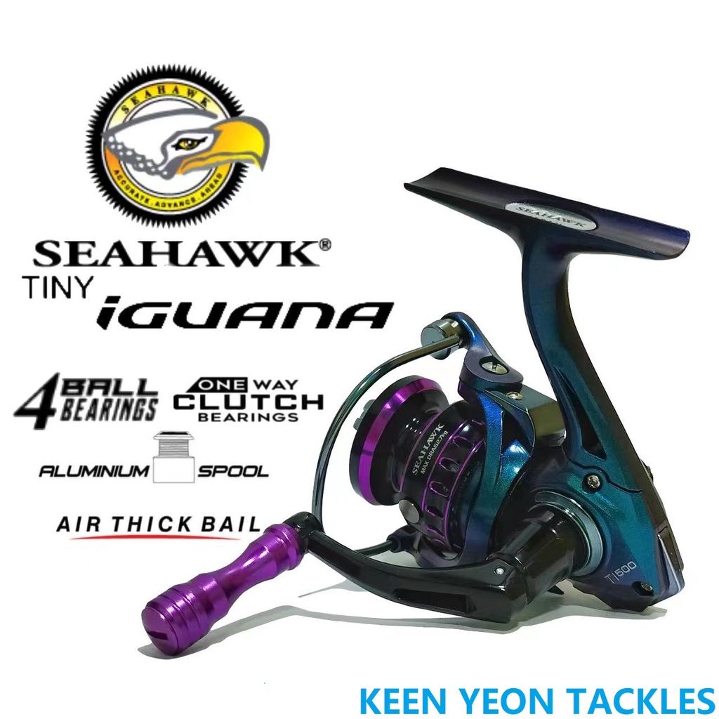 SEAHAWK TINY IGUANA ULTRALIGHT REEL (SPINNING) | Shopee Malaysia