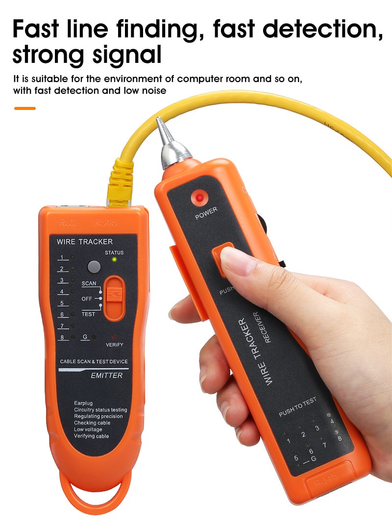 LAN Network Cable Tester Cat5 Cat6 RJ45 RJ11 UTP STP Detector Line ...