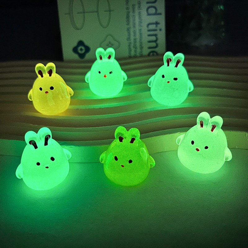 Mini Resin Frogs Luminous Tiny Frogs /Dollhouse Potted Plants DIY ...