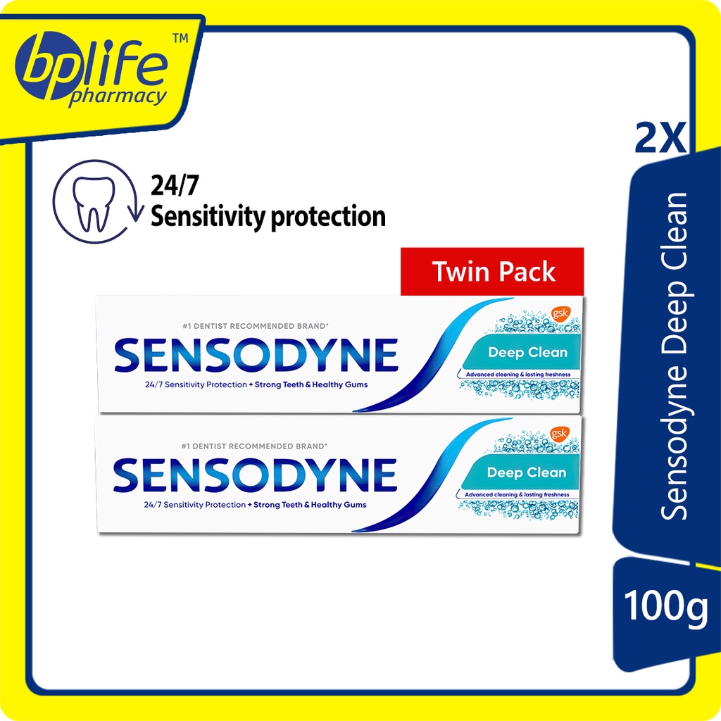 Sensodyne Deep Clean 2x100g | Shopee Malaysia