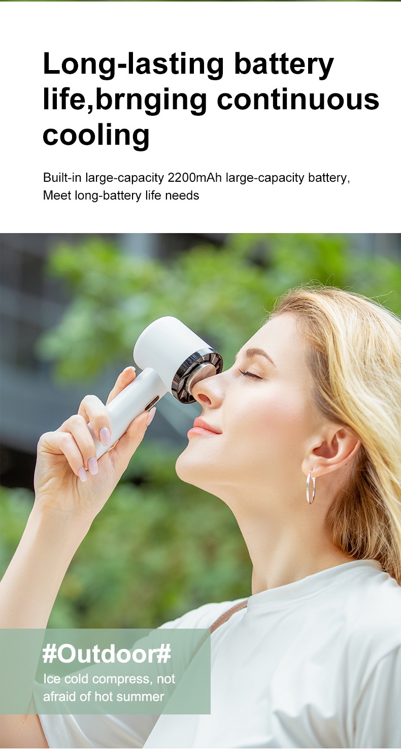 Portable Hand Fan Mini Handheld Air Cooler Outdoor Semiconductor ...