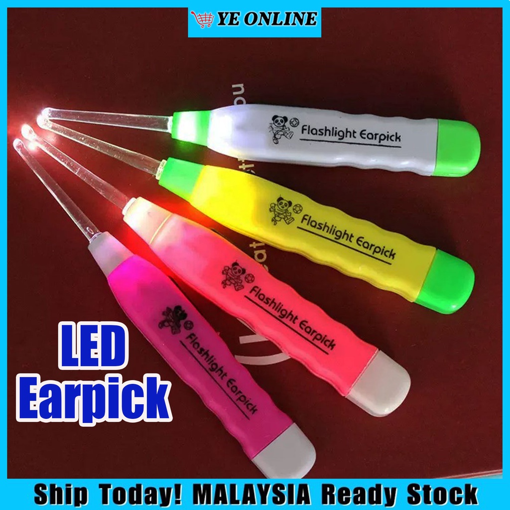 LED Ear Cleaning Tool Safety Ear Pick Earwax Cleaning Remover Tool For ...
