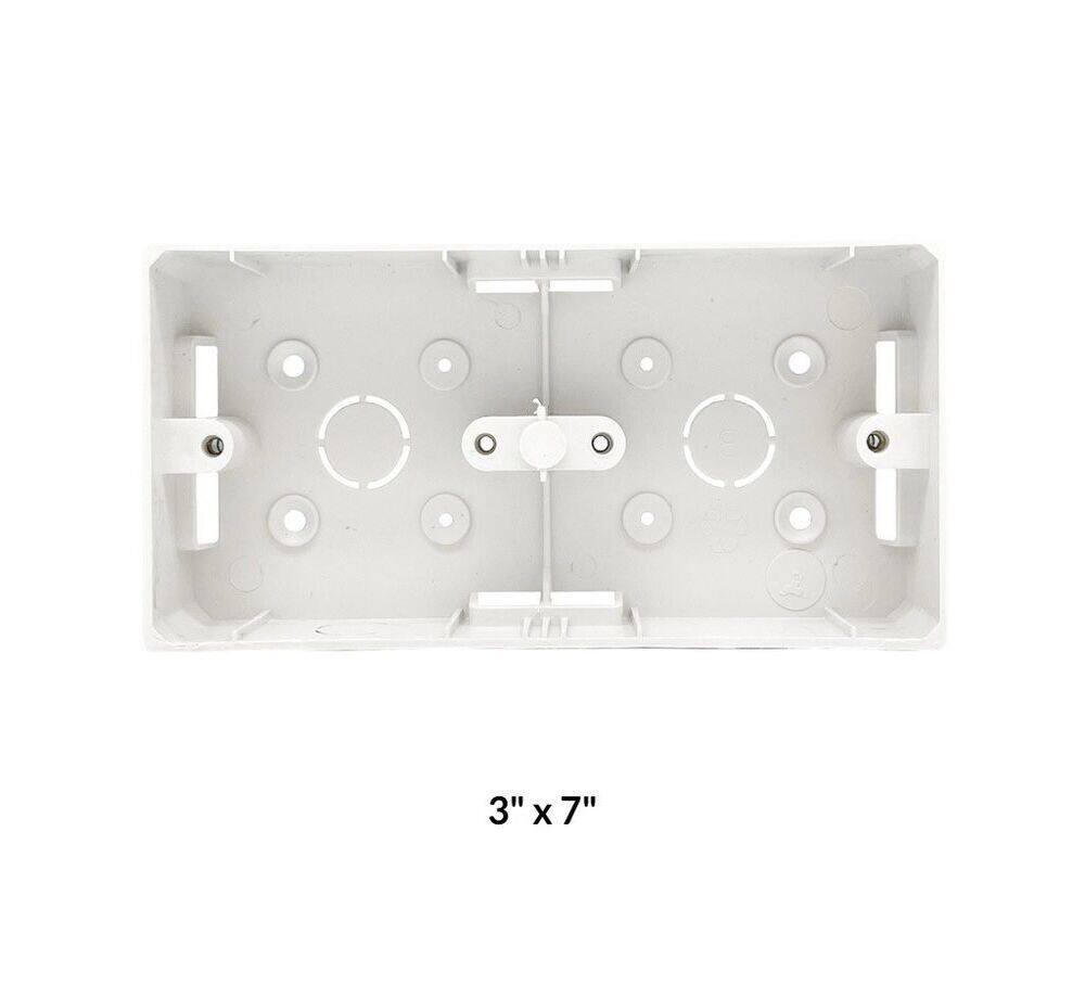 PVC NUT BOX 3X3 / 3X6 / 3X7 / 3X10 / 3X12 SURFACE/CONCEAL SWITCH SOCKET ...
