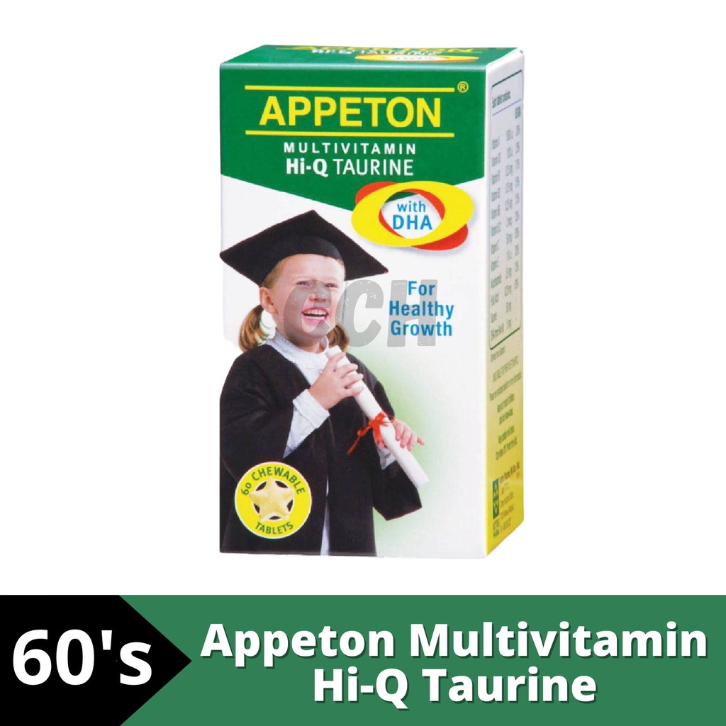 Appeton Multivitamin Hi-Q Taurine 60's | Shopee Malaysia