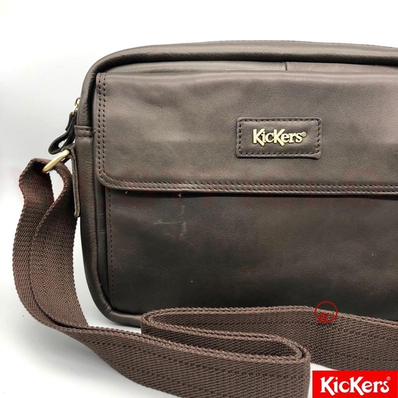 🔥LIMITED EDITION🔥 KICKERS PREMIUM LEATHER SLING MESSENGER BAG ( KIC-S ...