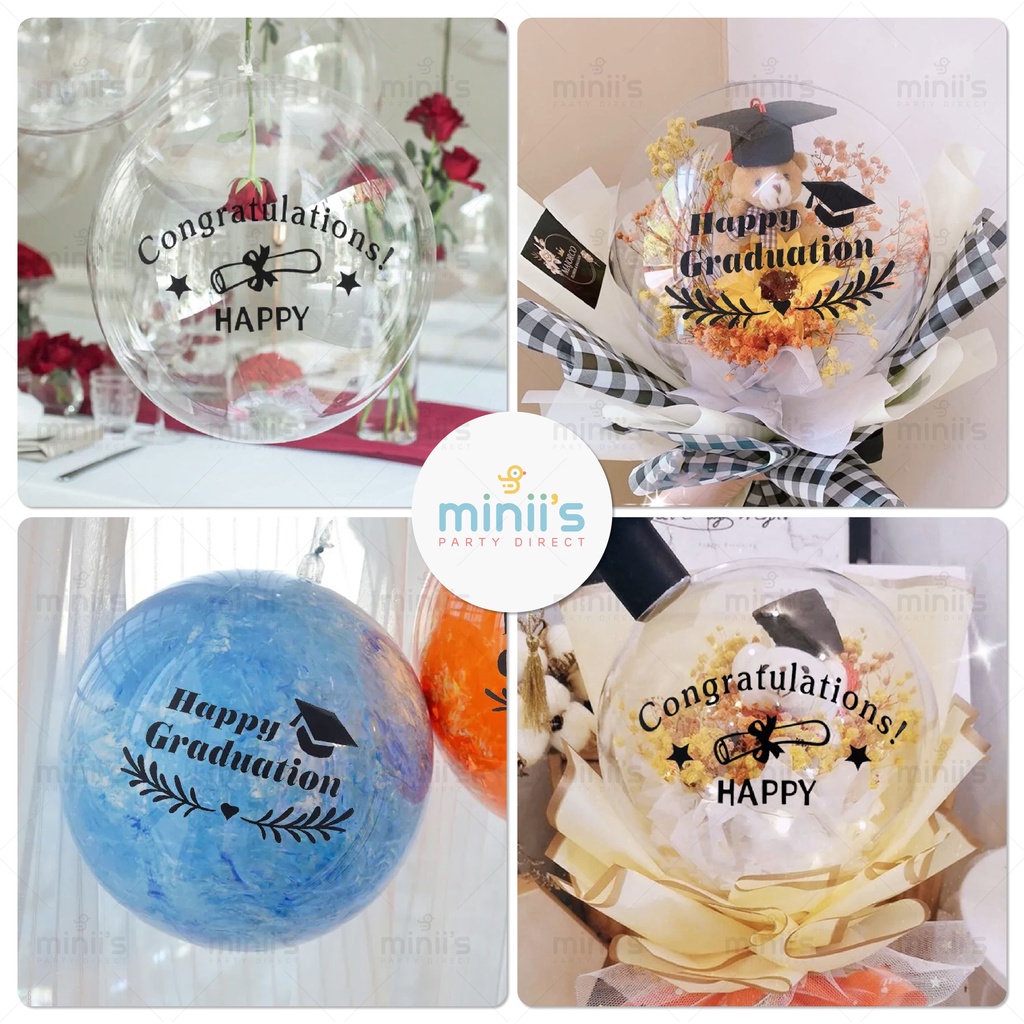 MINIIS PARTY Bobo Sticker Bobo Balloon Graduation Sticker Belon Bobo ...
