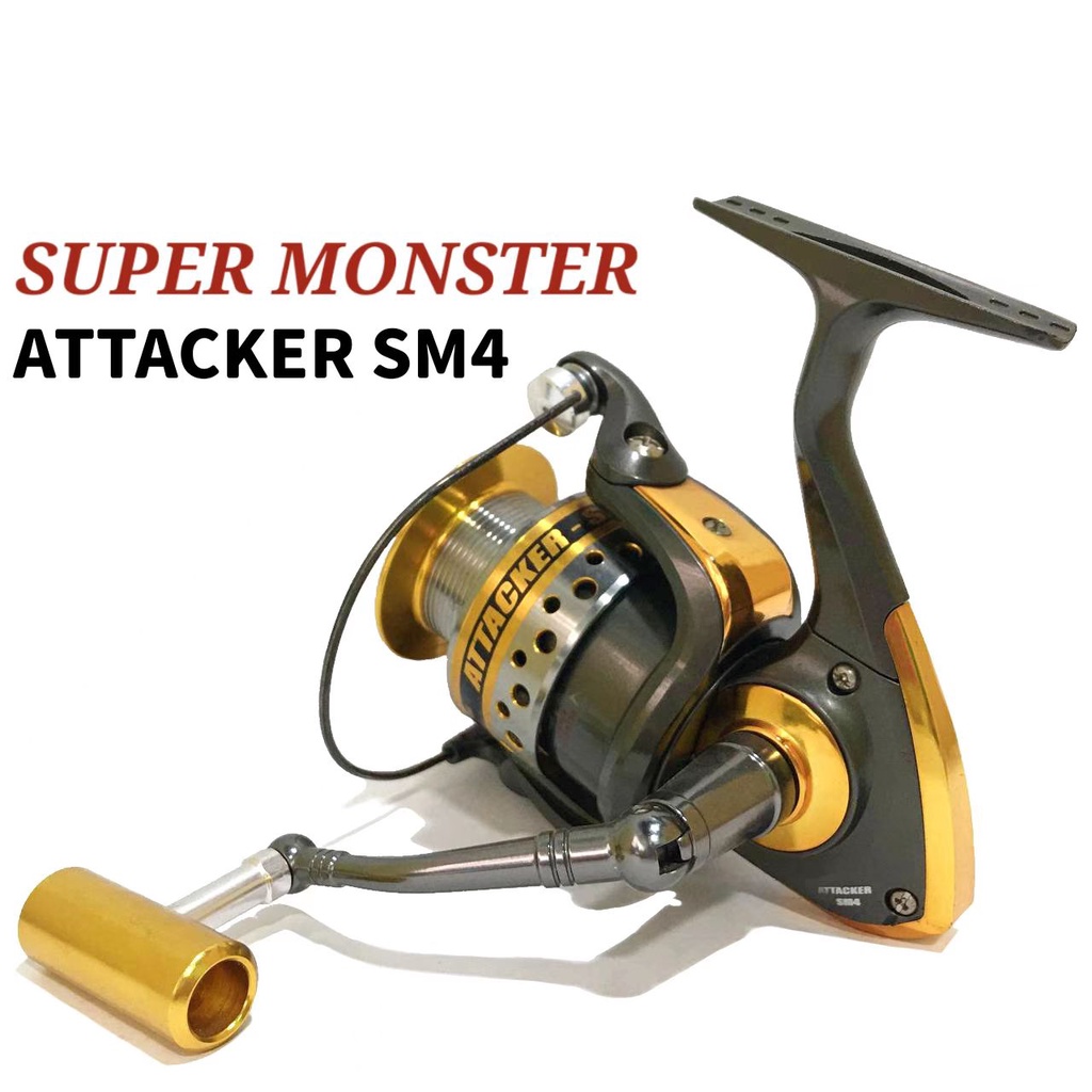 SUPER MONSTER ATTACKER REEL SERIES ( no box ) | Shopee Malaysia