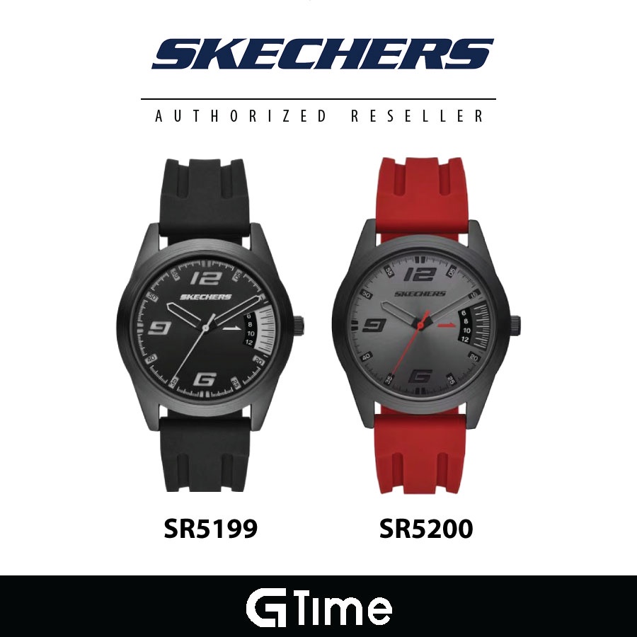 [Official Warranty] Skechers Men's SR5199 SR5200 Reseda Metal Case ...