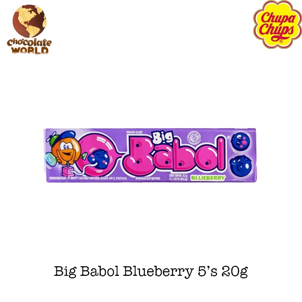 Big Babol Blueberry Chewing Gum 5's 20g | Shopee Malaysia