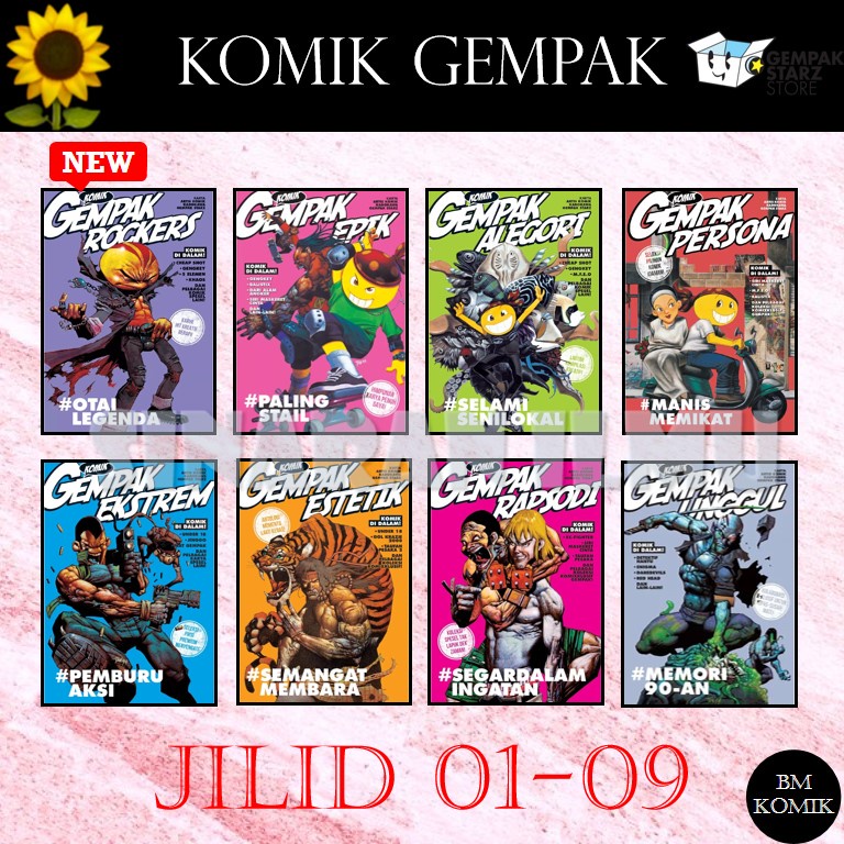 KOMIK GEMPAK JILID 01-09 KOMIK VERSI BAHASA MELAYU - GEMPAK STARZ ...