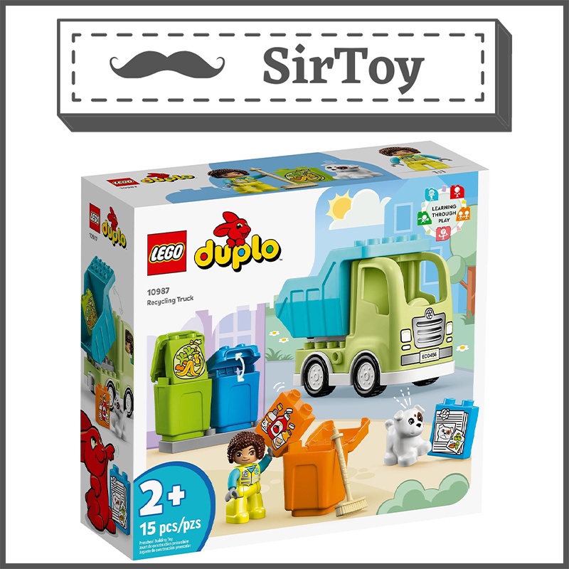 LEGO DUPLO 10987 Town Recycling Truck (15 Pieces) | Shopee Malaysia