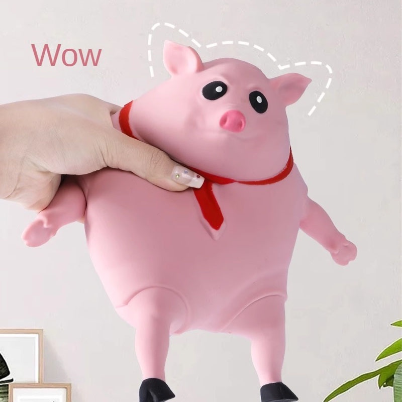 Hychumey 15cm Pink Pig Antistress Toy Piggy Squeeze Pig Antistress ...