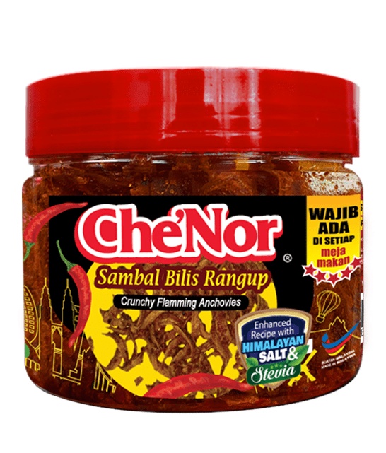 Original Sambal Garing Che Nor Cheese Super Spicy Tempe Penyet Ikan ...