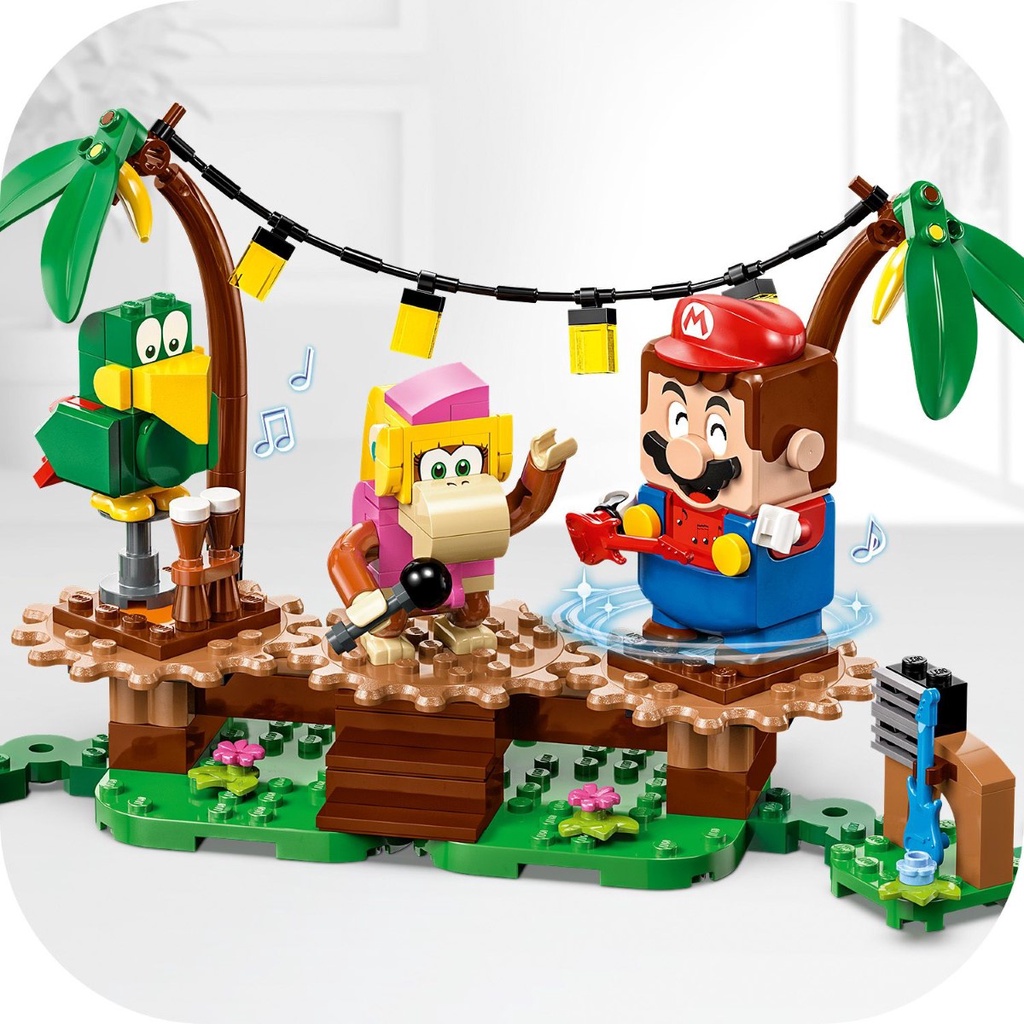 LEGO 71421 Super Mario Dixie Kongs Jungle Jam Expansion Set Building ...