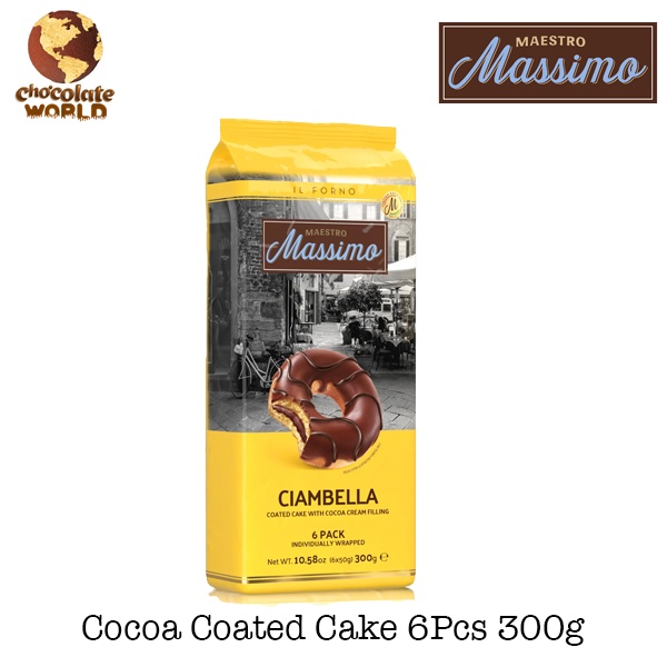 Maestro Massimo Cocoa Coated Cake 6 Pcs 300g | Shopee Malaysia