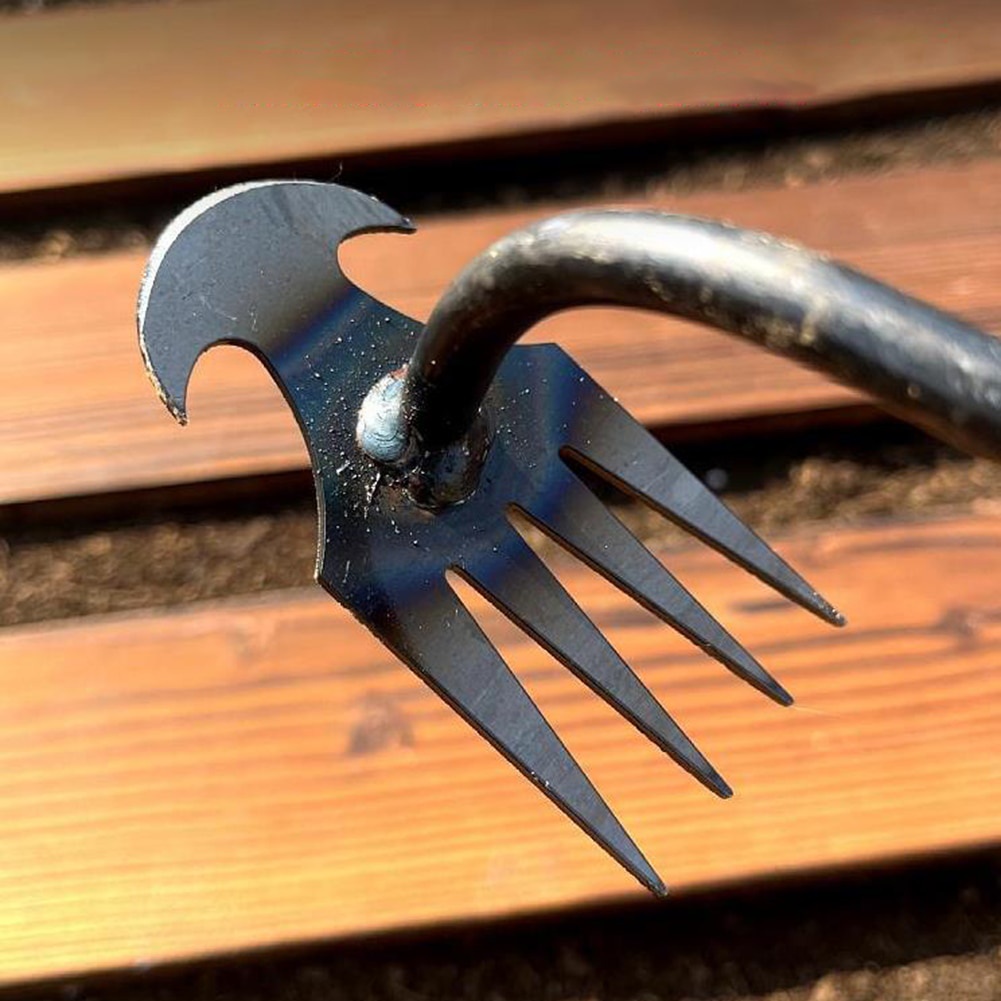 Weeding Tool Grass Rooting Loose Soil Rake Manganese Steel Hand Weeder ...