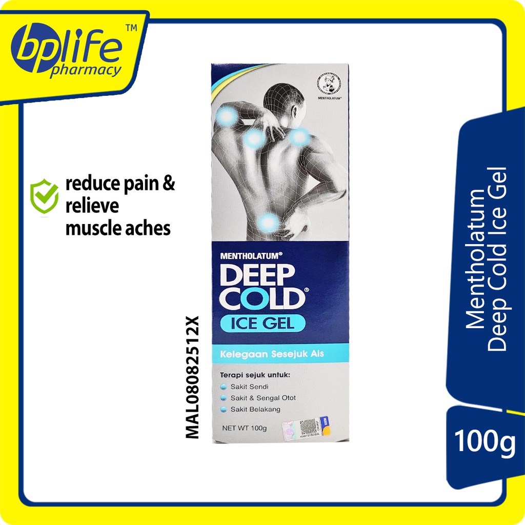 Mentholatum Deep Cold Ice Gel 100g | Shopee Malaysia