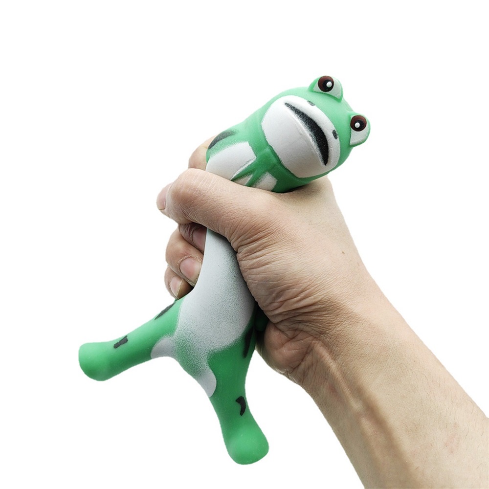 TK Anxiety Relief Decompression Frog Drag Squishy Toy Pinching Shaping ...