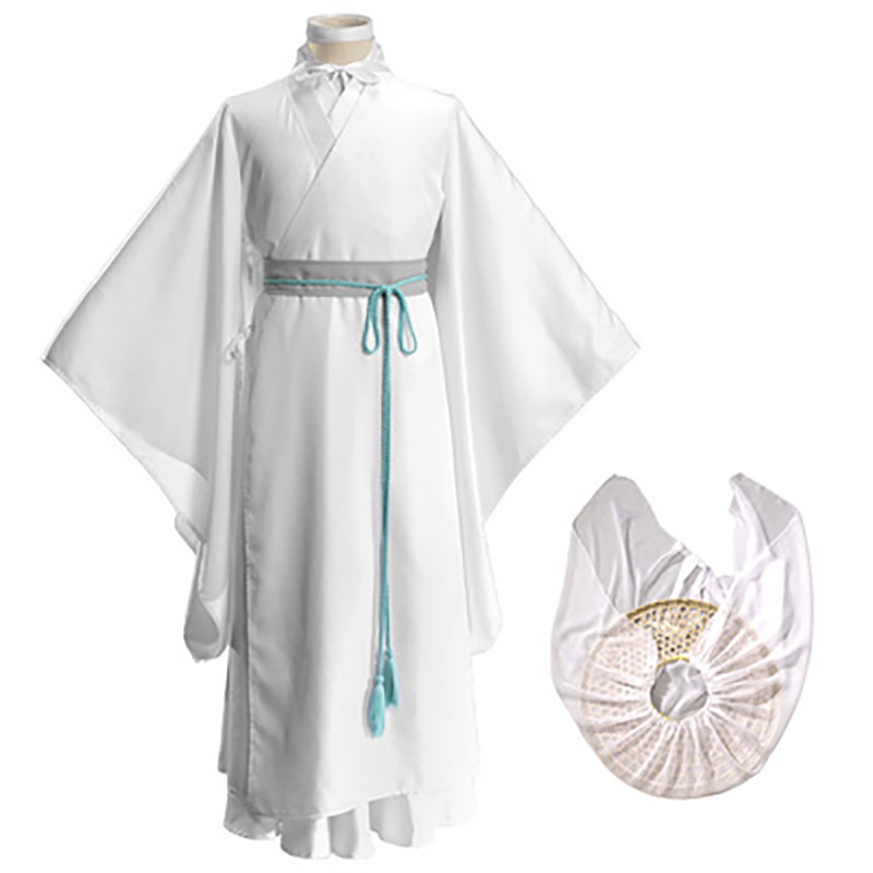 Xie Lian Cosplay Costume Tian Guan Ci Fu Cosplay Xielian Wigs Bamboo ...