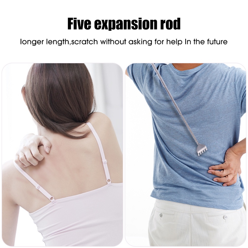 Back Scratcher Scratching Rake Stainless Steel Back Scratcher ...