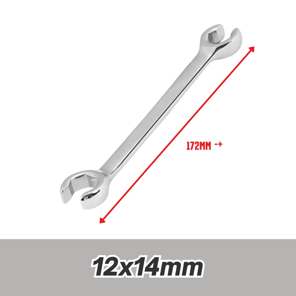 6mm To 27mm Combination Flare Nut Wrench Spanner Set Spanar Paip
