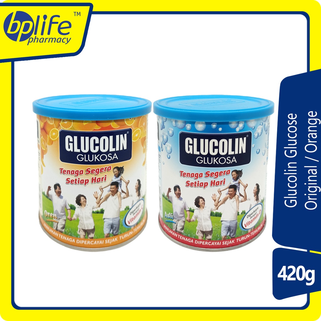 Glucolin Glucose Original/ Orange 420g | Shopee Malaysia