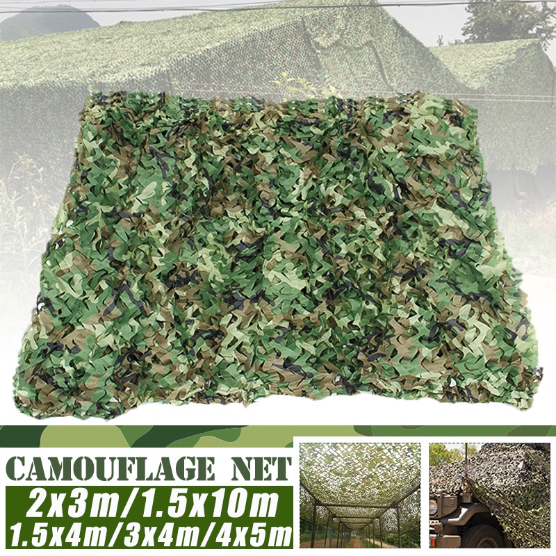 【LOCAL SELLER】Camouflage Net Military Hunting Woodland Camo Netting ...