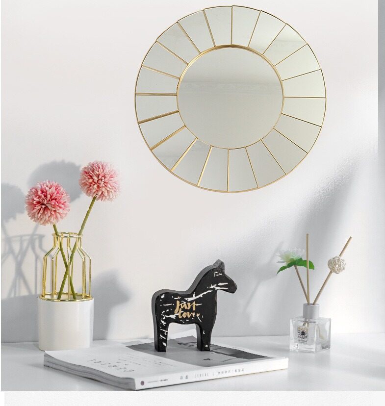 Romantika Wall Mirror Petal Graphic Wall decoration Mirror Frame ...