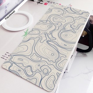 Black And White Desk Mice Pad Mousepad Gaming Desk Mat Large Mouse Mat ...