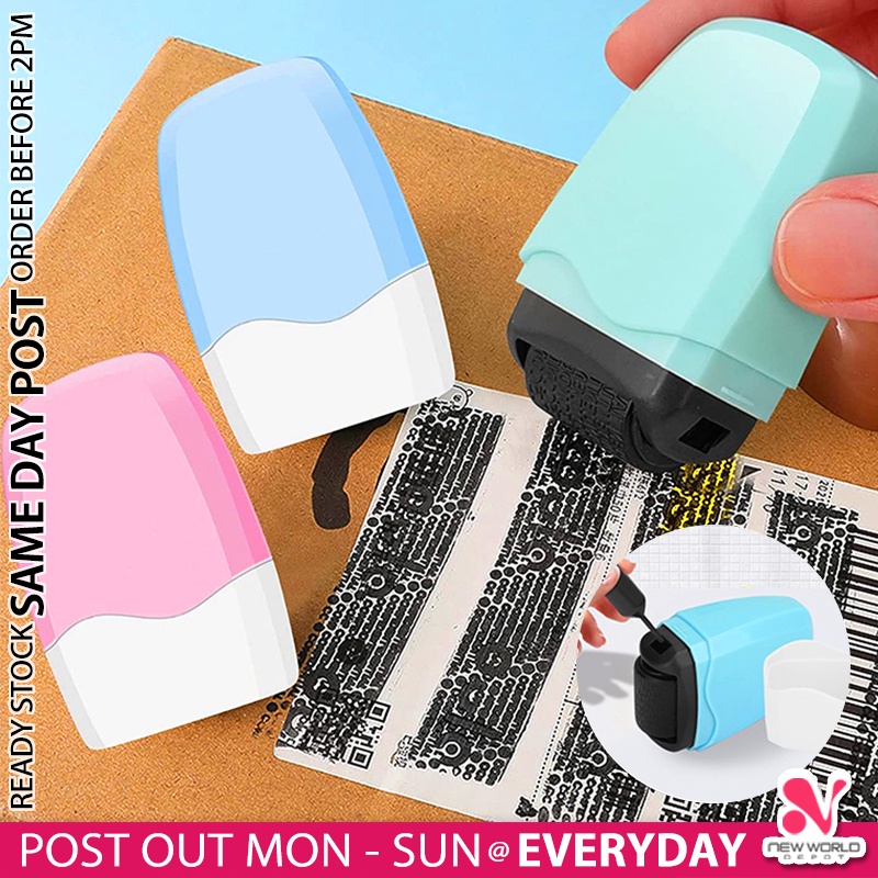𝗣𝗥𝗜𝗩𝗔𝗖𝗬 𝗣𝗥𝗢𝗧𝗘𝗖𝗧 》Security Stamp Roller Refillable Identity Data ...