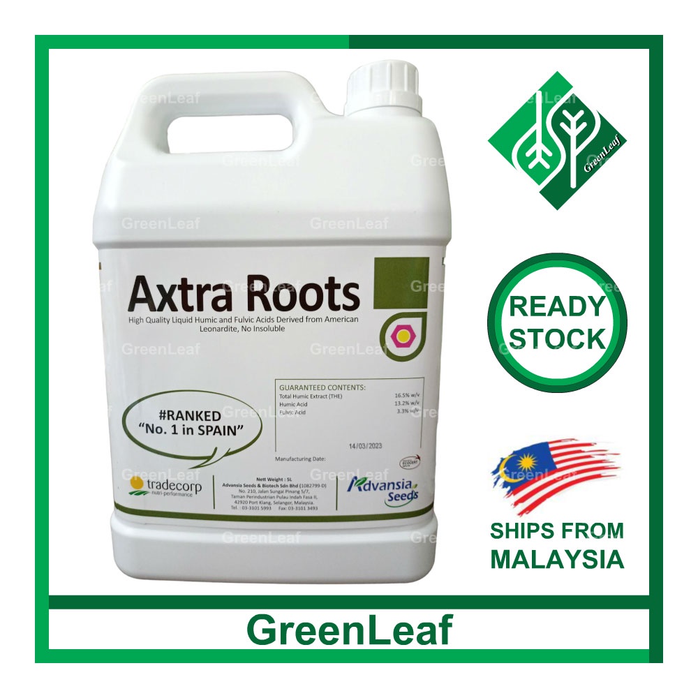 5L Axtra Roots Advansia Biostimulant Liquid Fertilizer Root Soil Baja ...
