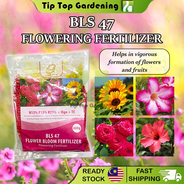 400g BLS Flower Bloom Fertilizer 47 Garden Granules Flowering ...