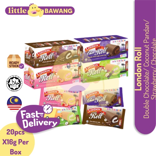 London Roll Assorted Flavor 16g x 20pcs Per Box | Shopee Malaysia
