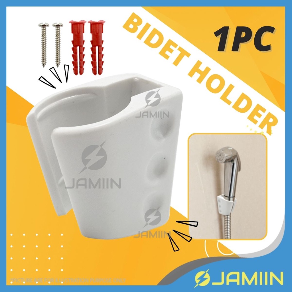 ABS Sprayer Hose Holder Wall Bracket Bathroom Handheld Toilet Hose ...